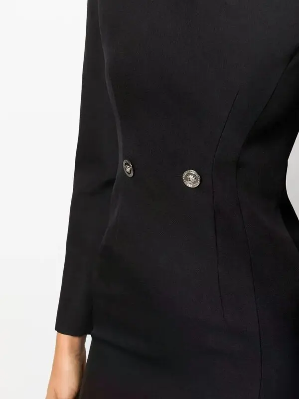 Versace Hourglass Grain-de-poudre Minidress