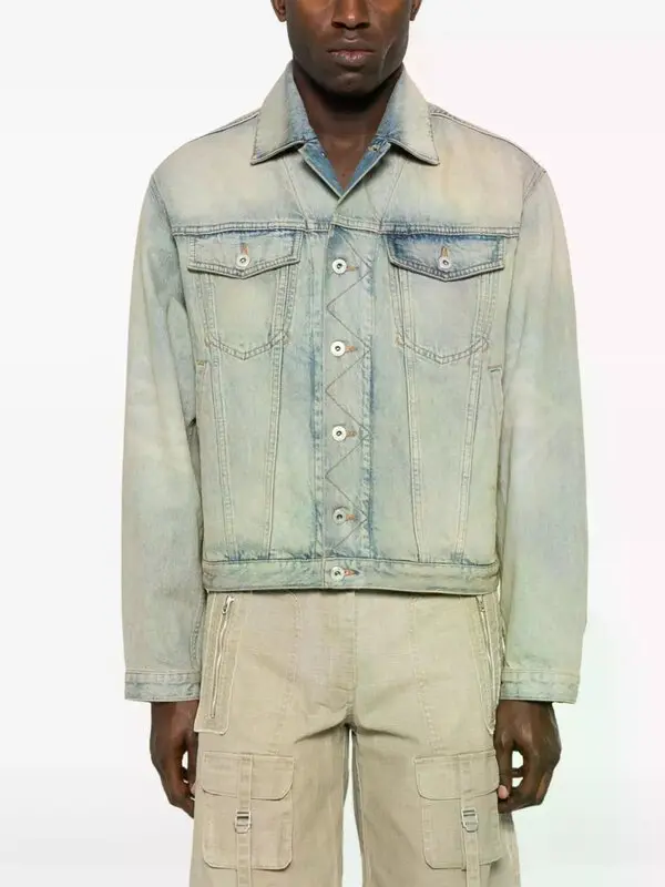 Kenzo Drawn Varsity Denim Jacket