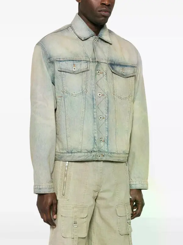 Kenzo Drawn Varsity Denim Jacket