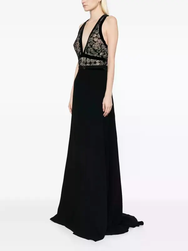 SAIID KOBEISY Lace Detailing Dress