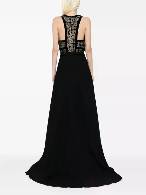 SAIID KOBEISY Lace Detailing Dress
