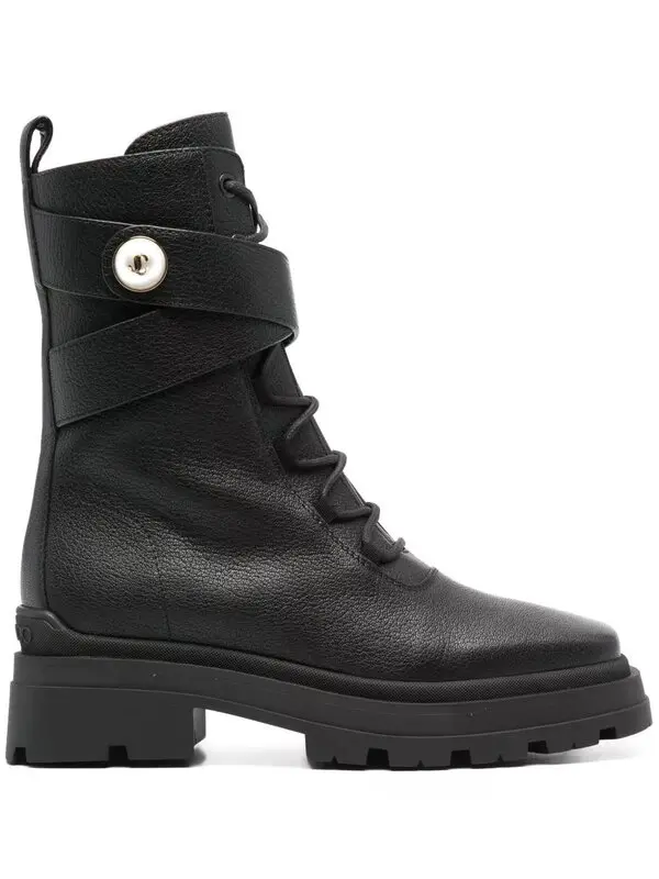 JIMMY CHOO Noemi Combat Boots - Black