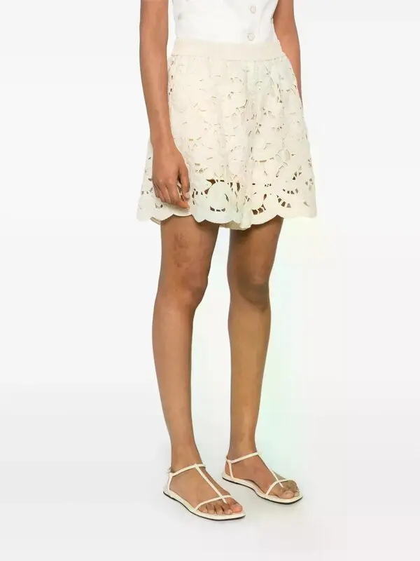 Moncler Floral Macrame Shorts