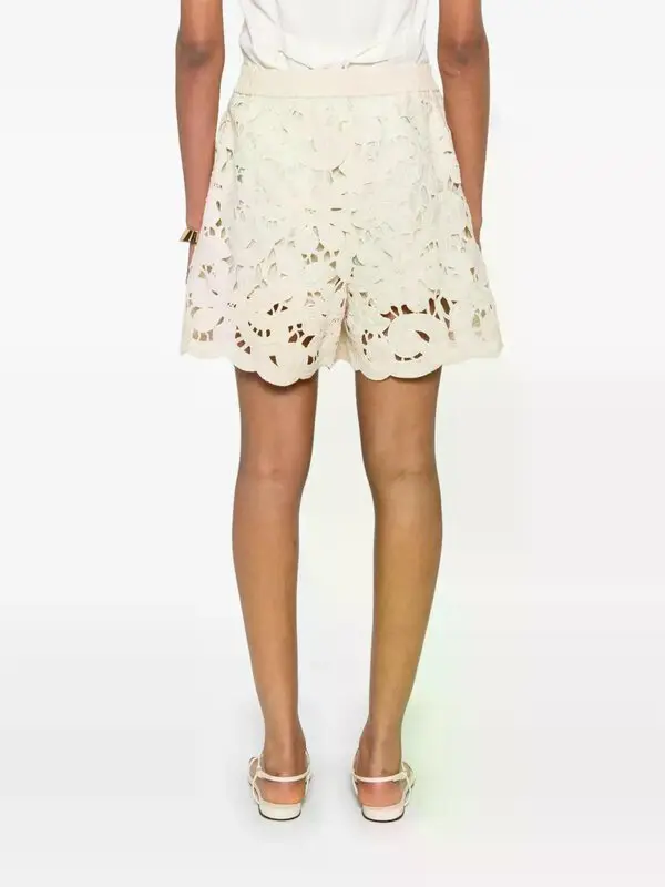 Moncler Floral Macrame Shorts