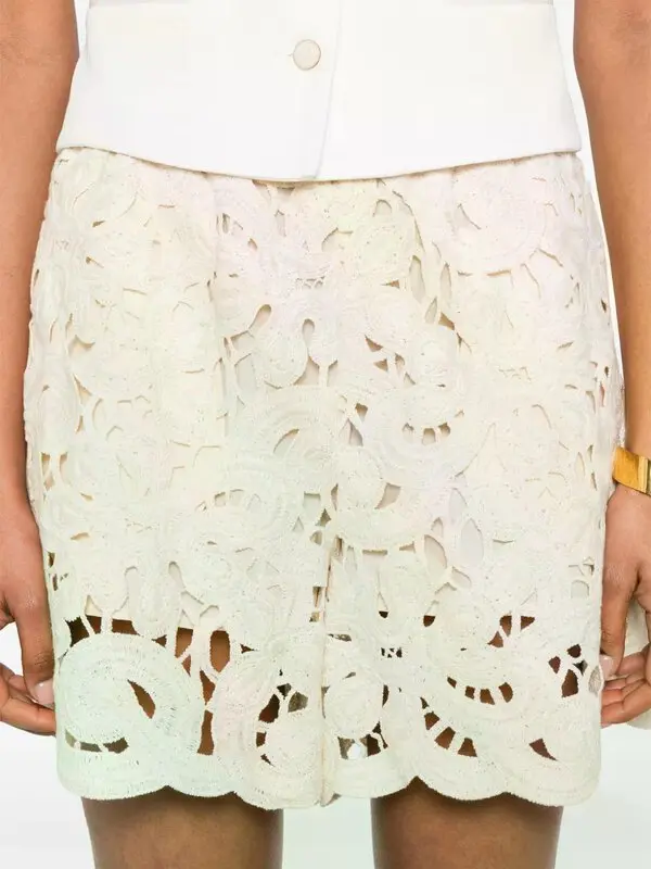 Moncler Floral Macrame Shorts