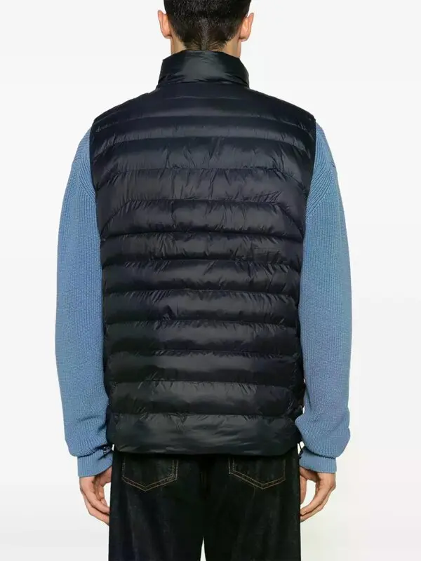 Polo Ralph Lauren Padded Gilet With Polo Pony Motif - Blue