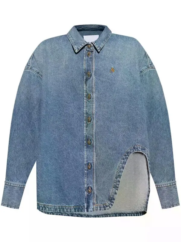 Attico Embroidered Shirt - Blue