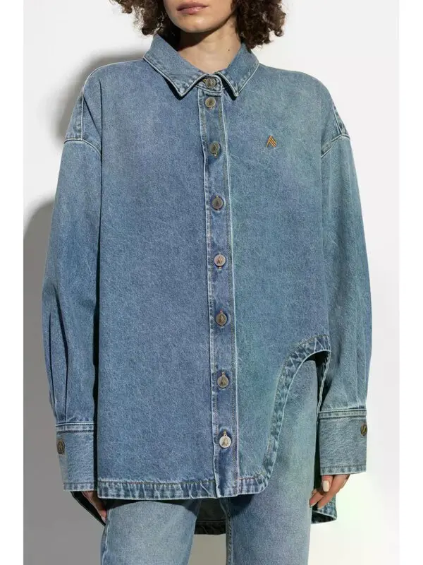 Attico Embroidered Shirt - Blue