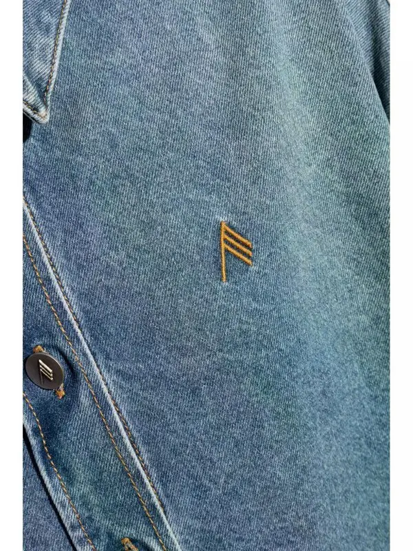 Attico Embroidered Shirt - Blue