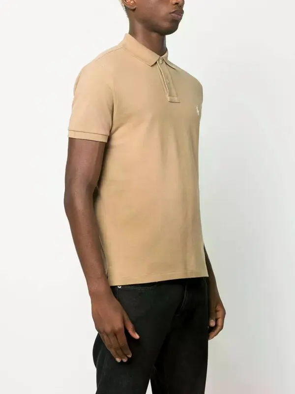 Polo Ralph Lauren Embroidered Short Sleeve Polo - Neutrals