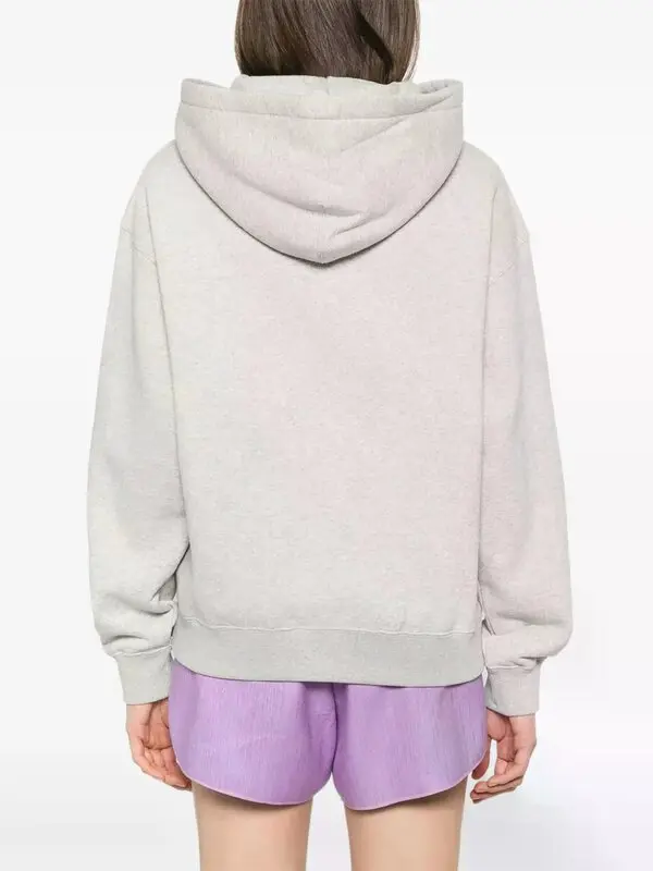 JIL SANDER Logo-print Hoodie - Grey