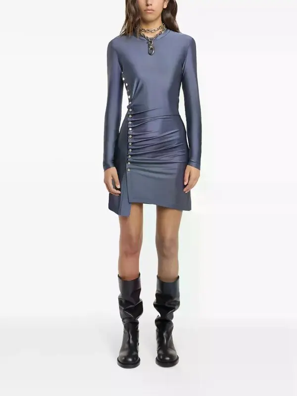 Rabanne Asymmetric T-shirt Mini Dress