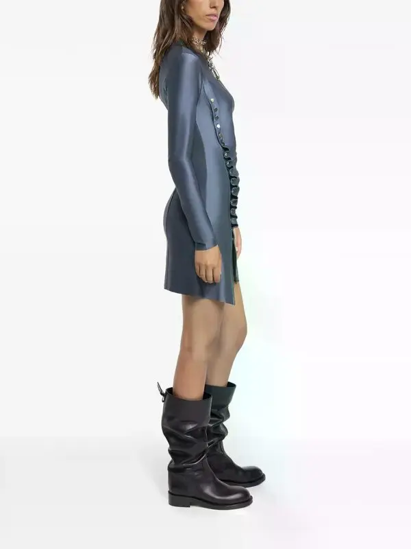 Rabanne Asymmetric T-shirt Mini Dress
