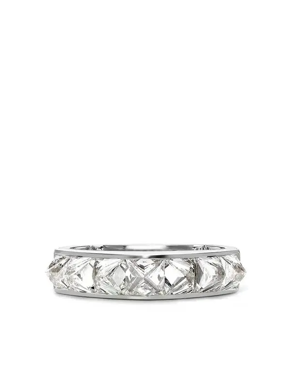 PRAGNELL 18kt White Gold Rockchic Diamond Ring - Silver