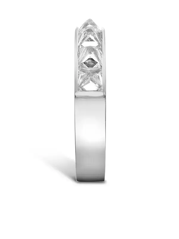 PRAGNELL 18kt White Gold Rockchic Diamond Ring - Silver