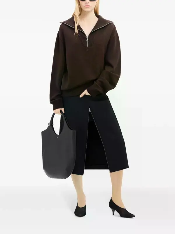 COURREGES Logo-embroidered Wool Sweater