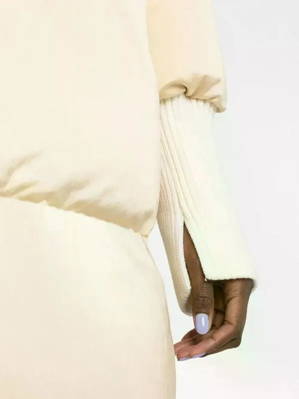 JIL SANDER Padded Contrast Coat
