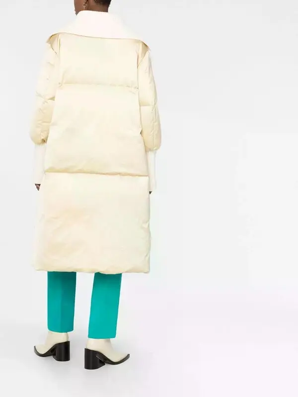 JIL SANDER Padded Contrast Coat