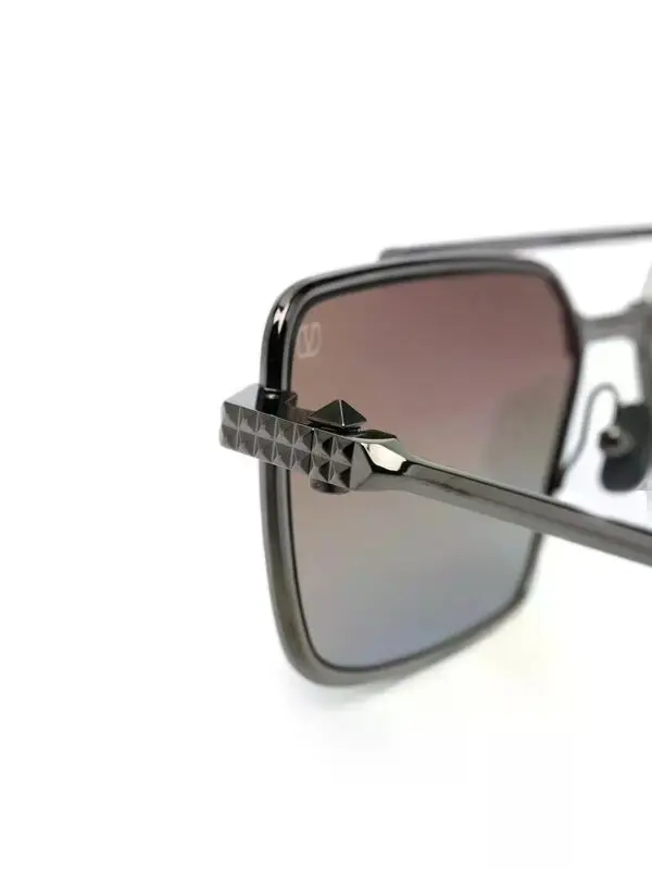 Valentino Garavani Rockstud Pilot-frame Sunglasses