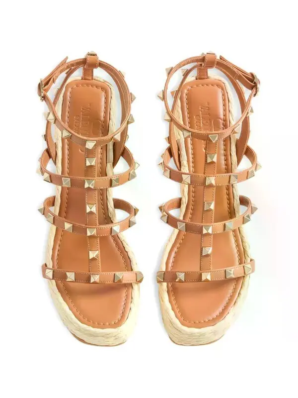 Valentino Garavani Rockstud Wedge Sandals