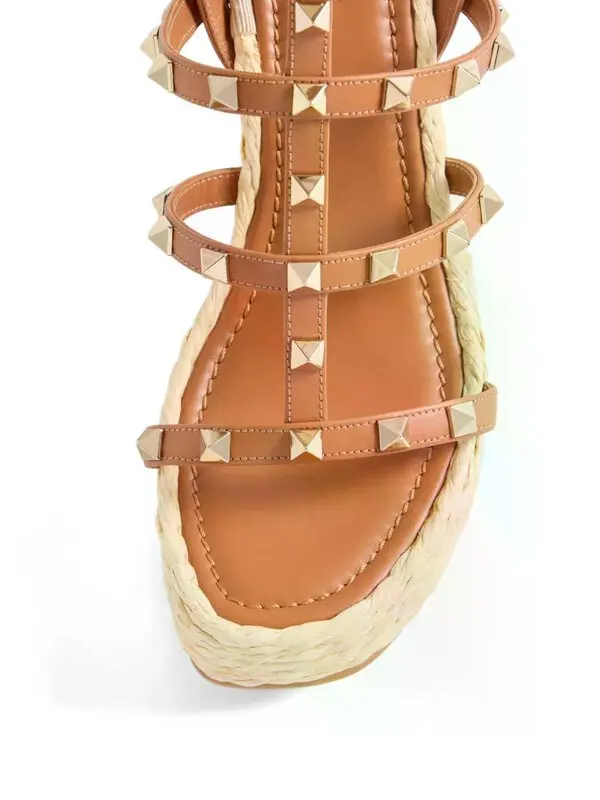 Valentino Garavani Rockstud Wedge Sandals