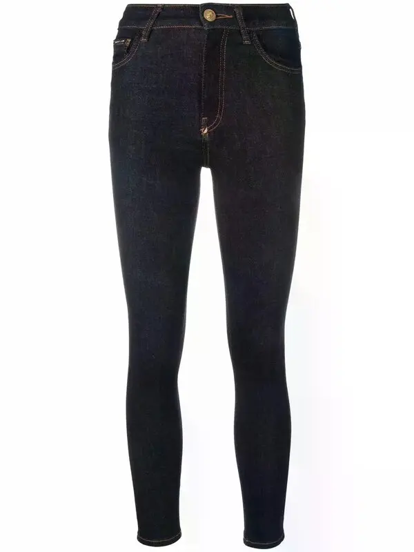 Philipp Plein Logo-appliqué Skinny Jeans