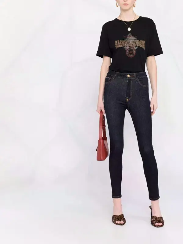 Philipp Plein Logo-appliqué Skinny Jeans