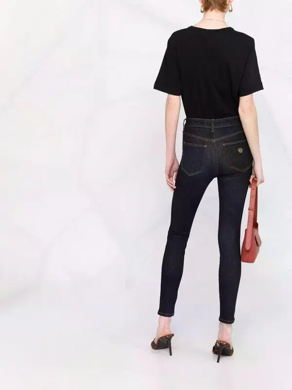 Philipp Plein Logo-appliqué Skinny Jeans