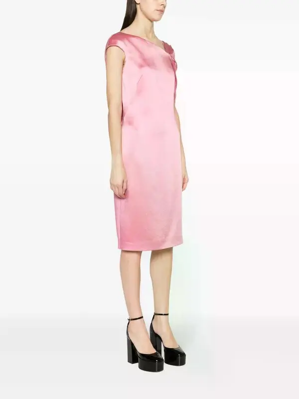 Givenchy Asymmetric Midi Dress - Pink