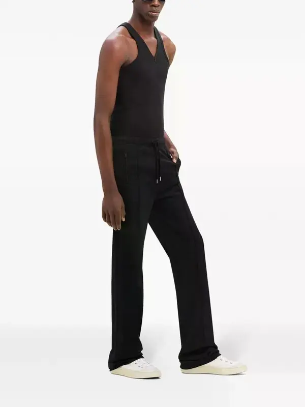 COURREGES Straight-leg Track Pants - Black