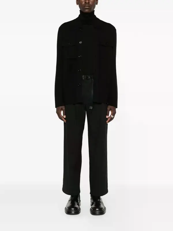 D4.0 Knitted Shirt - Black