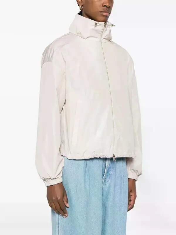 Herno Drawstring-neck Jacket - Neutrals