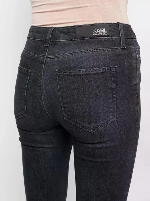 Karl Lagerfeld Logo-print Skinny Jeans