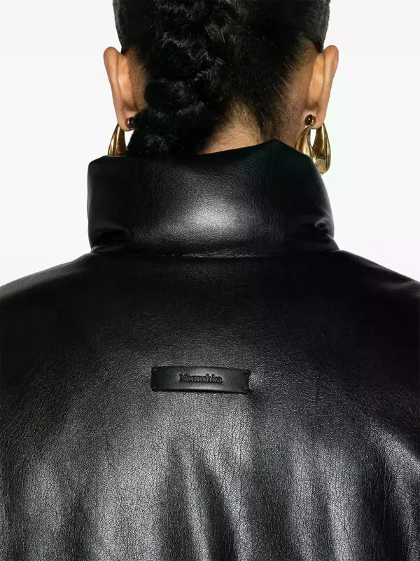 Nanushka Cropped Puffer Jacket - Black