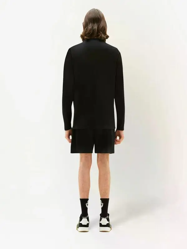 COURREGES Logo-embroidered Casual Shorts