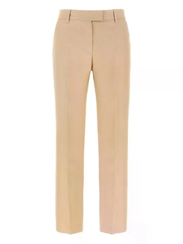 Alberto Biani Pressed-crease Trousers - Neutrals