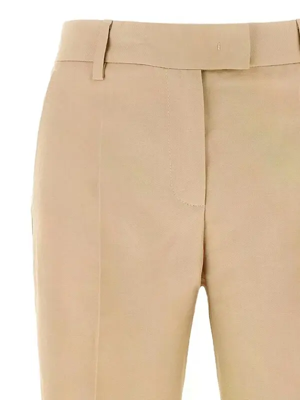Alberto Biani Pressed-crease Trousers - Neutrals