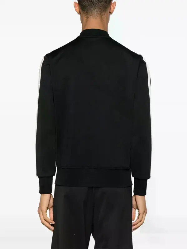 Palm Angels Logo-embroidered Track Jacket - Black