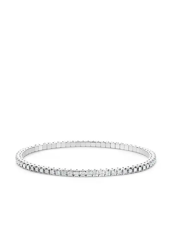 PRAGNELL 18kt White Gold Diamond Expandable Bracelet - Silver