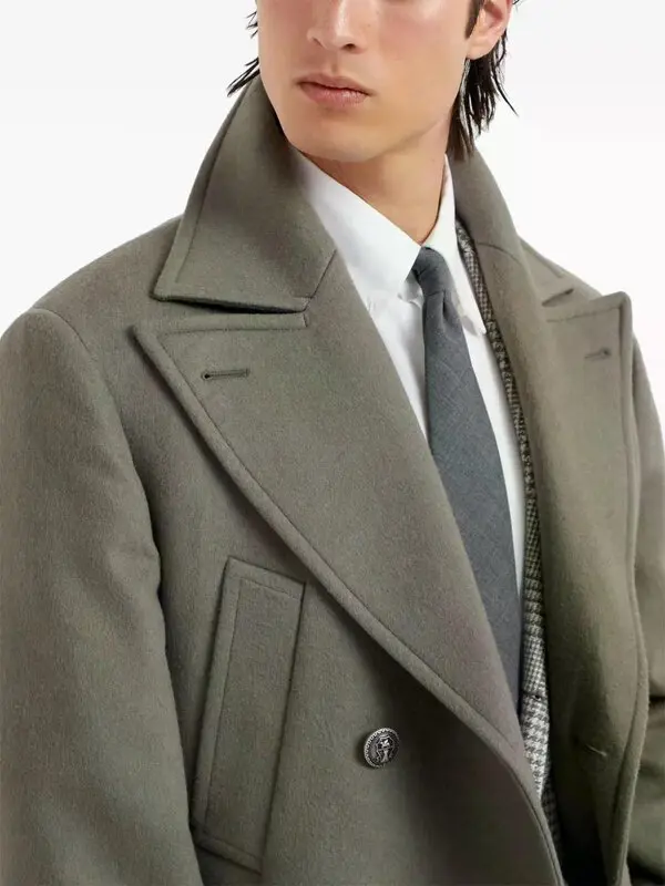 Brunello Cucinelli Double-breasted Wool Coat