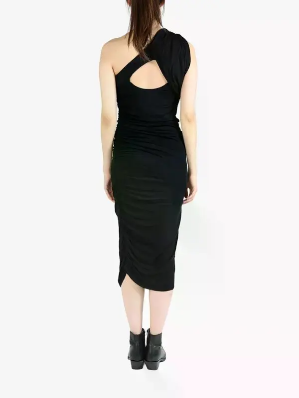 Rick Owens Draped Midi Dress