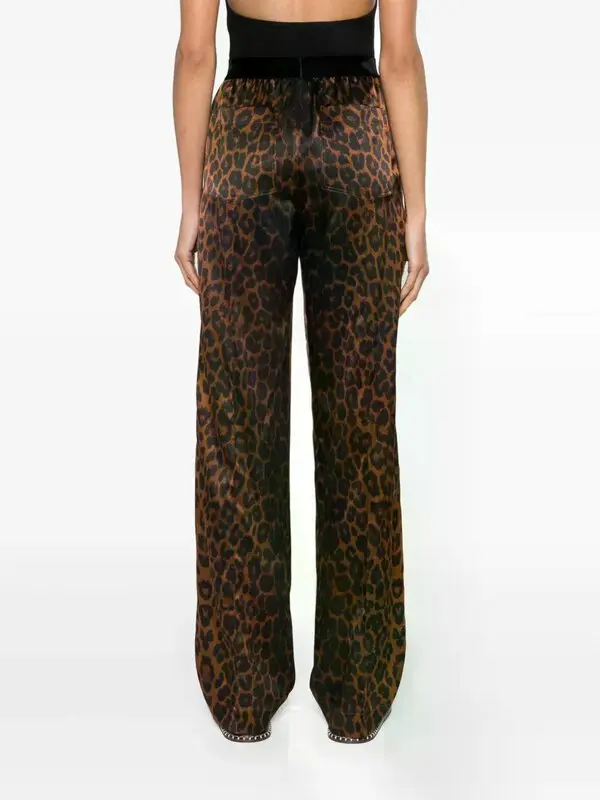 TOM FORD Leopard-print Silk Pyjama Bottoms