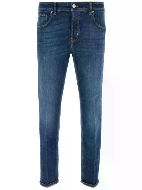 PT TORINO Washed Effect Slim Cut Jeans