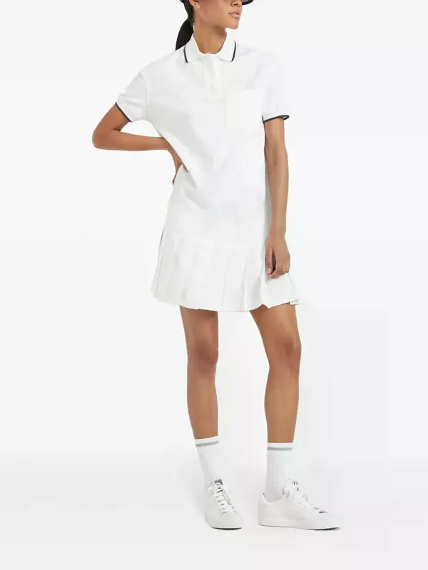 Brunello Cucinelli Stripe-tipping Cotton Minidress