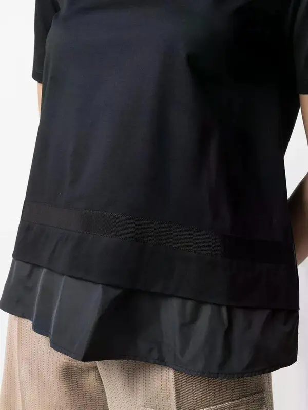 Herno Layered Short-sleeve Top