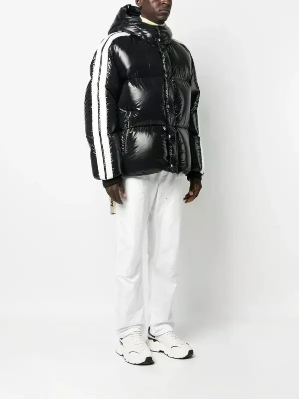 Khrisjoy Puff Track Striped Down-filled Jacket
