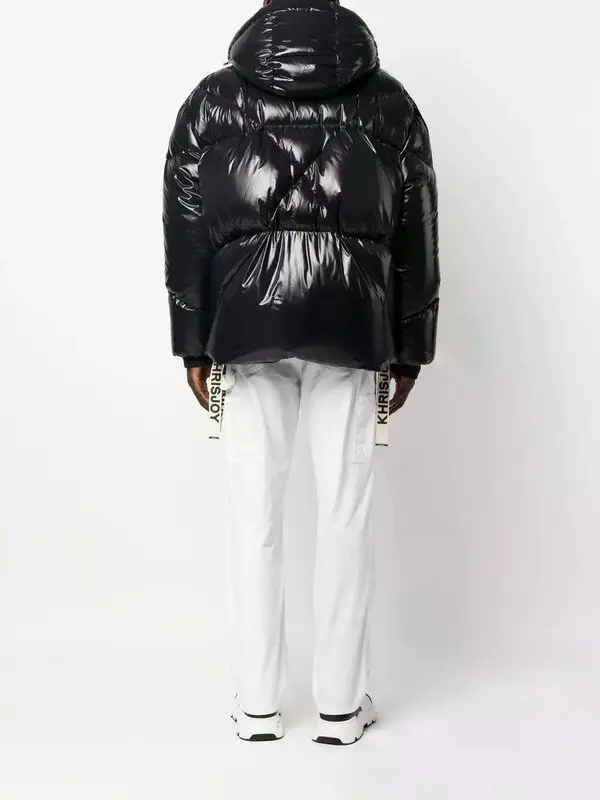 Khrisjoy Puff Track Striped Down-filled Jacket