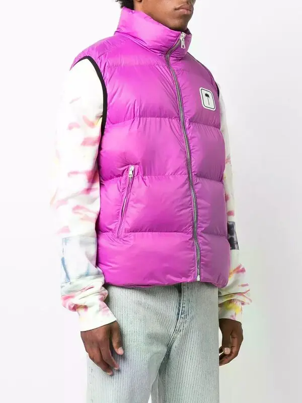 Palm Angels Logo-patch Padded Gilet