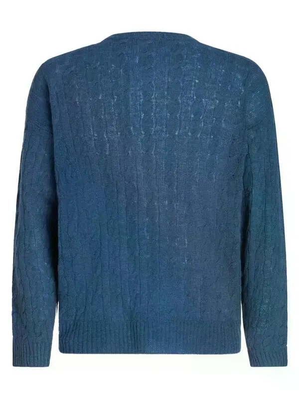 Etro Cable-knit Cashmere Jumper - Blue