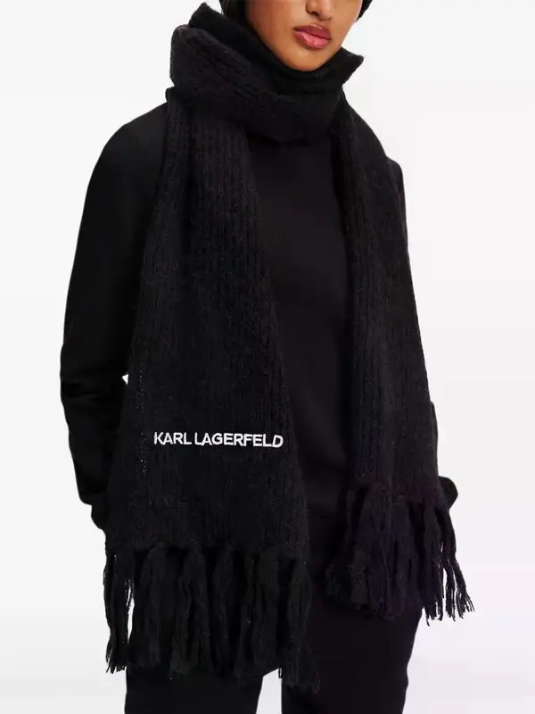 Karl Lagerfeld Essential Knitted Scarf